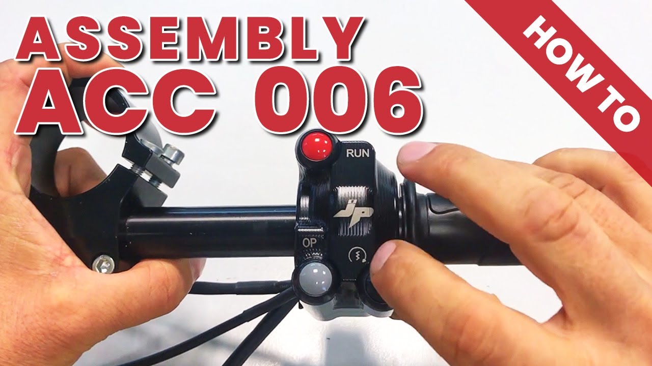 How to assembly Jetprime ACC 006 Throttle twist grip for Ducati - YouTube