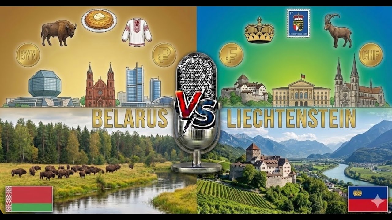 Belarus vs Liechtenstein: Eastern Might vs Alpine Wealth - YouTube