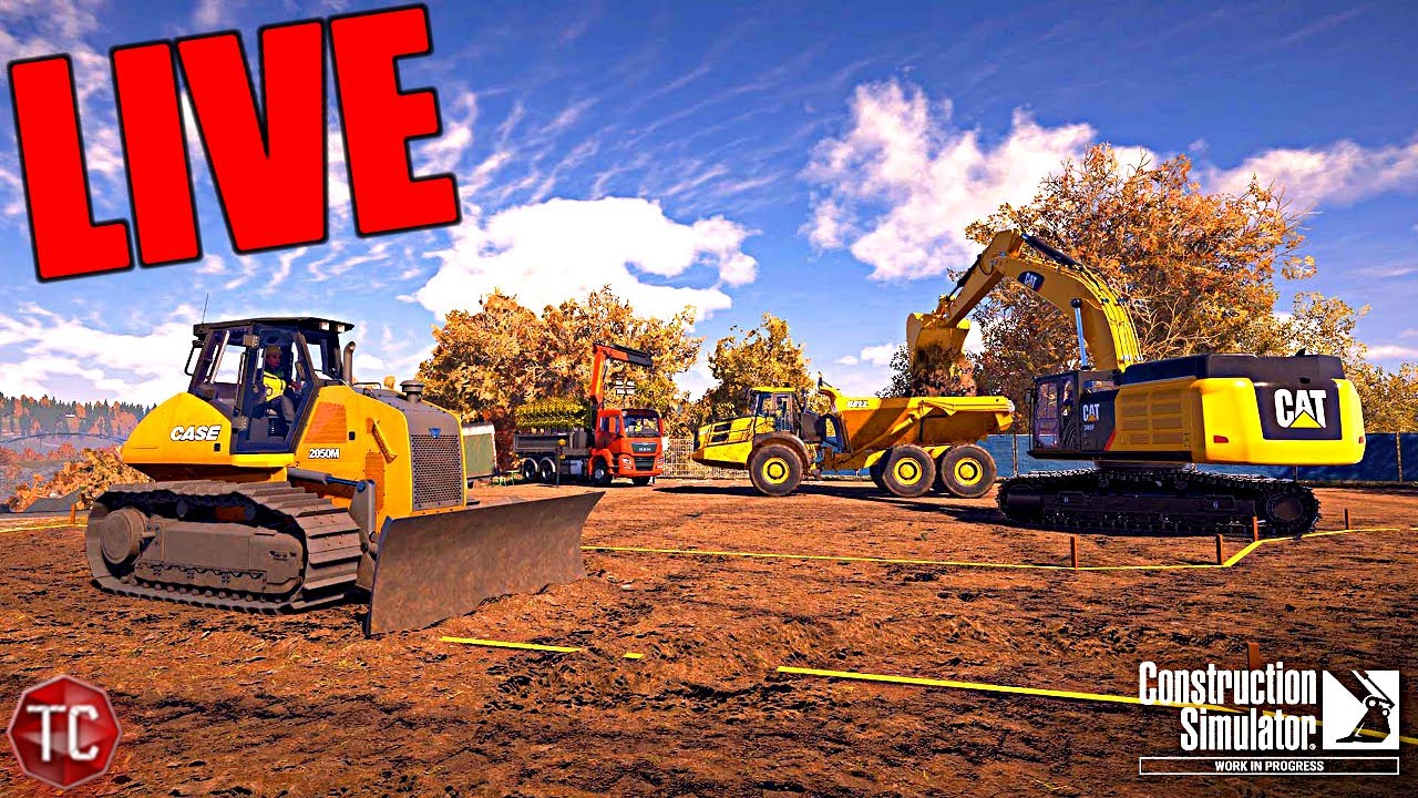 Construction Simulator 2022 LIVE: TAKING NEW JOBS! NEW TRUCKS, & CAN WE ...