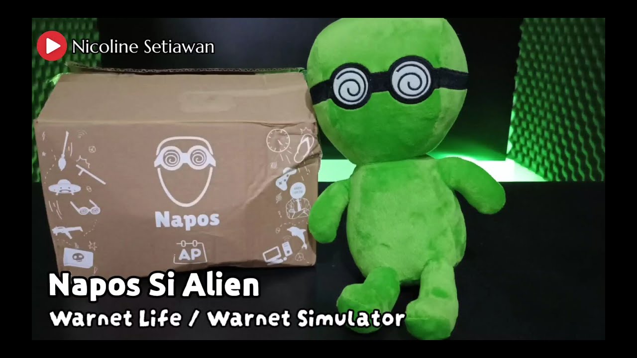 UNBOXING & REVIEW Boneka Napos Si Alien Hijau LIMITED EDITION - Game ...