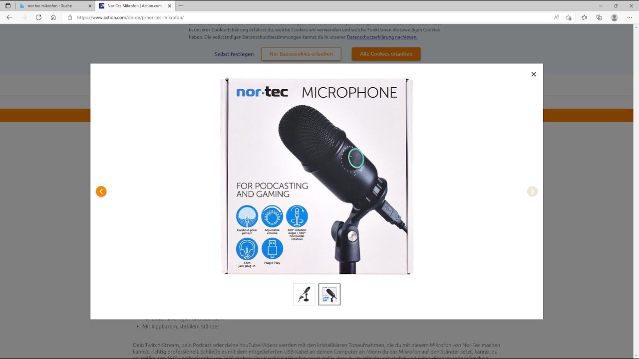Nor tec mikrofon - YouTube