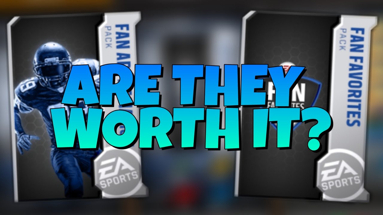 FAN FAVORITES PACKS! ARE THEY WORTH IT!? MADDEN MOBILE 19 OVERDRIVE ...
