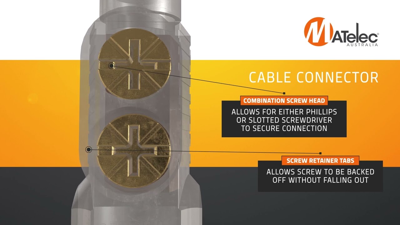 MATelec Australia Product Insight - Cable Connector - YouTube