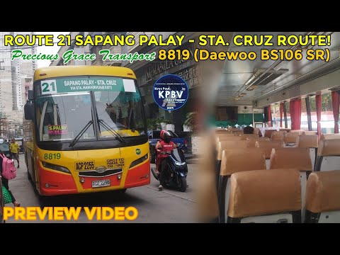 [BUS PREVIEW] The New Route of Precious Grace Transport Bus Ride ...