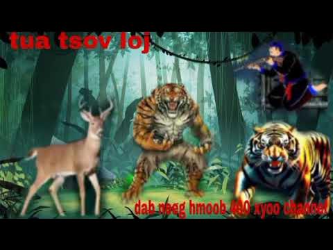 dab neeg 2 txiv tub mu raws tua ntxhw muaj dab tsov tuaj hu txaus ntshai heev - YouTube