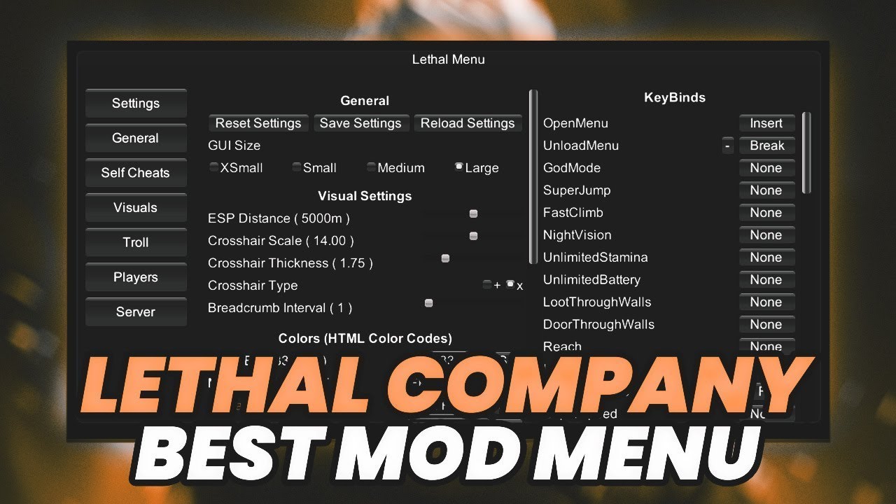 lethal Company Mod Menu / Lethal Company Save Editor + Cheat | Cheat ...