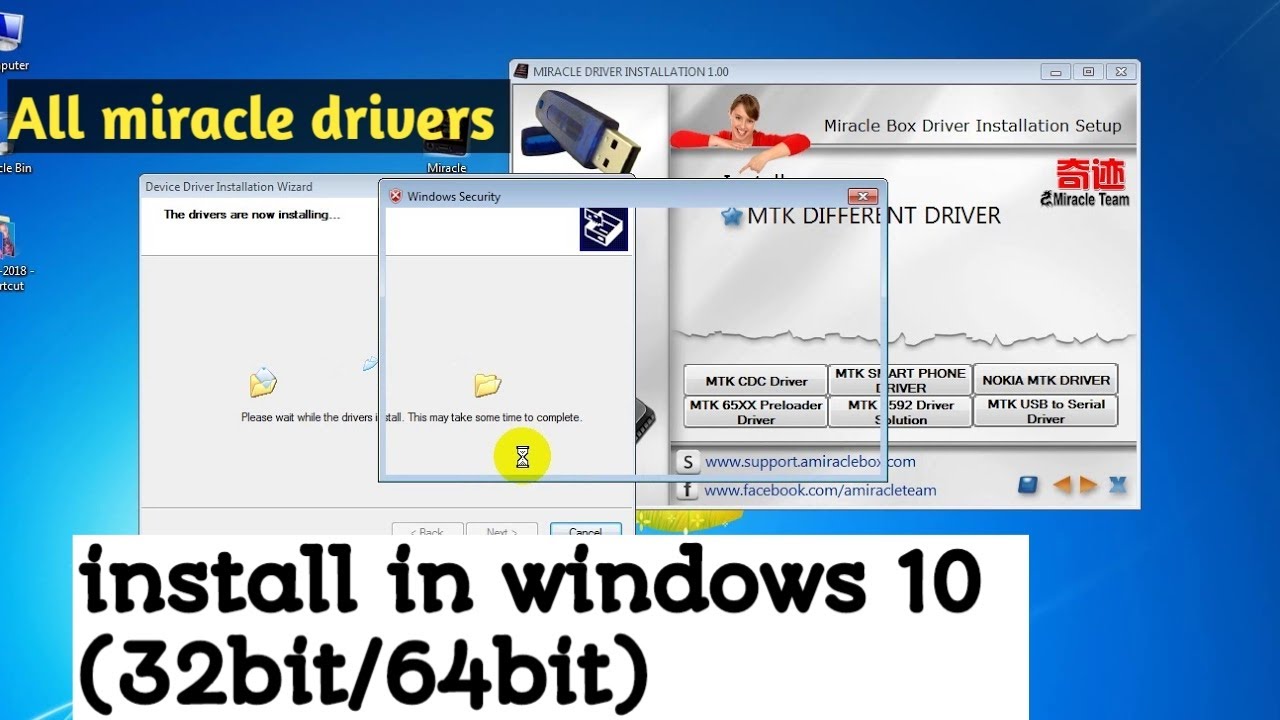 All miracle drivers install in Windows 10 latest version - YouTube