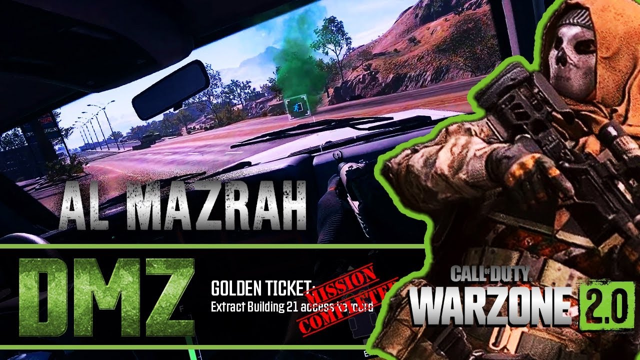 Golden Ticket AL MAZRAH DMZ Gameplay [No Commentary] | COD Warzone 2.0 ...