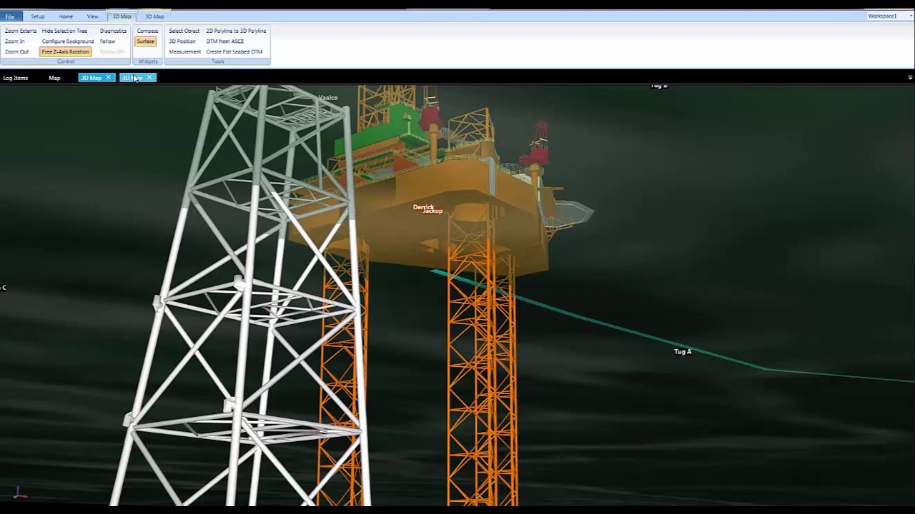 Jackup Rig Move with NavView 2 0 - YouTube