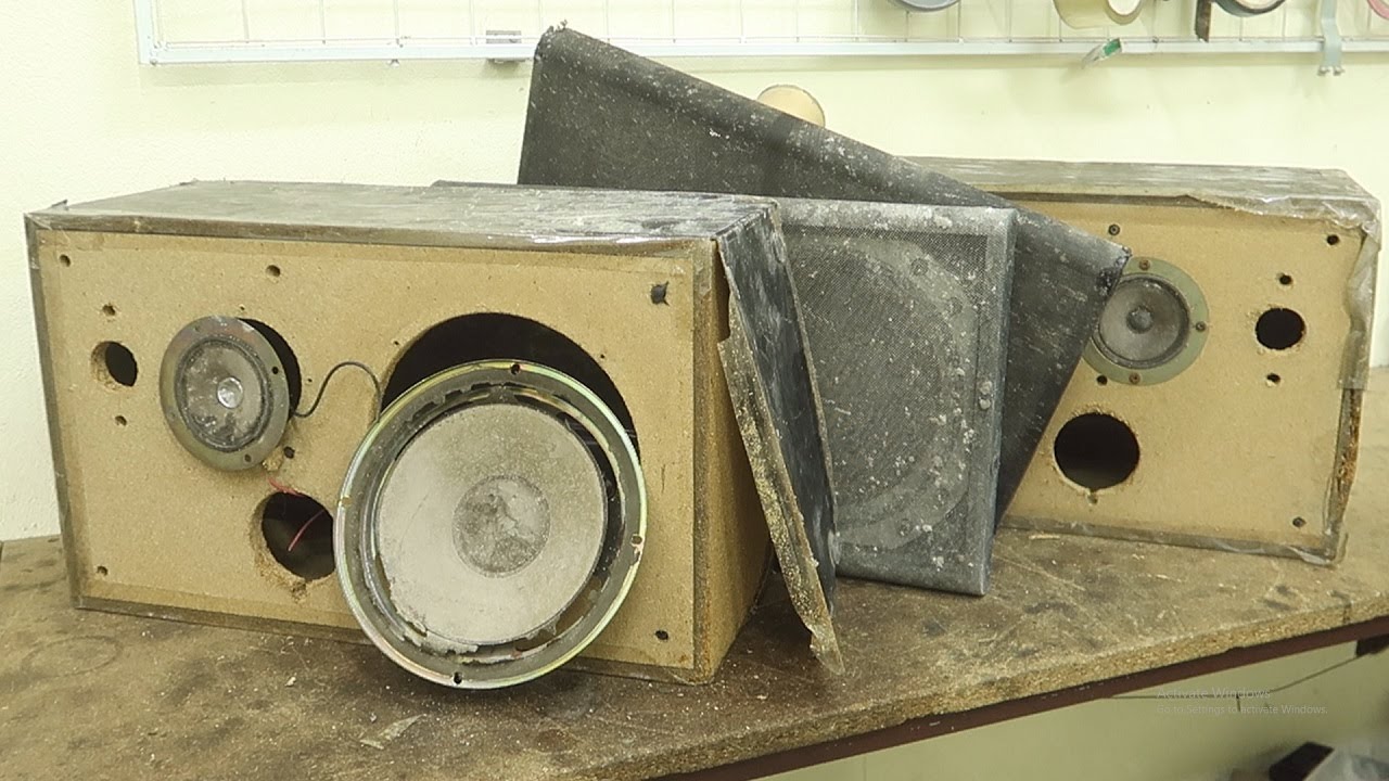Restoration Very Old Loudspeaker Yards - Restore For Music Lovers - YouTube