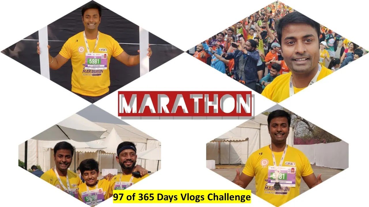 97 of 365 Days Vlogs Challenge : Apollo Tyres Marathon 5Km Sunday - YouTube