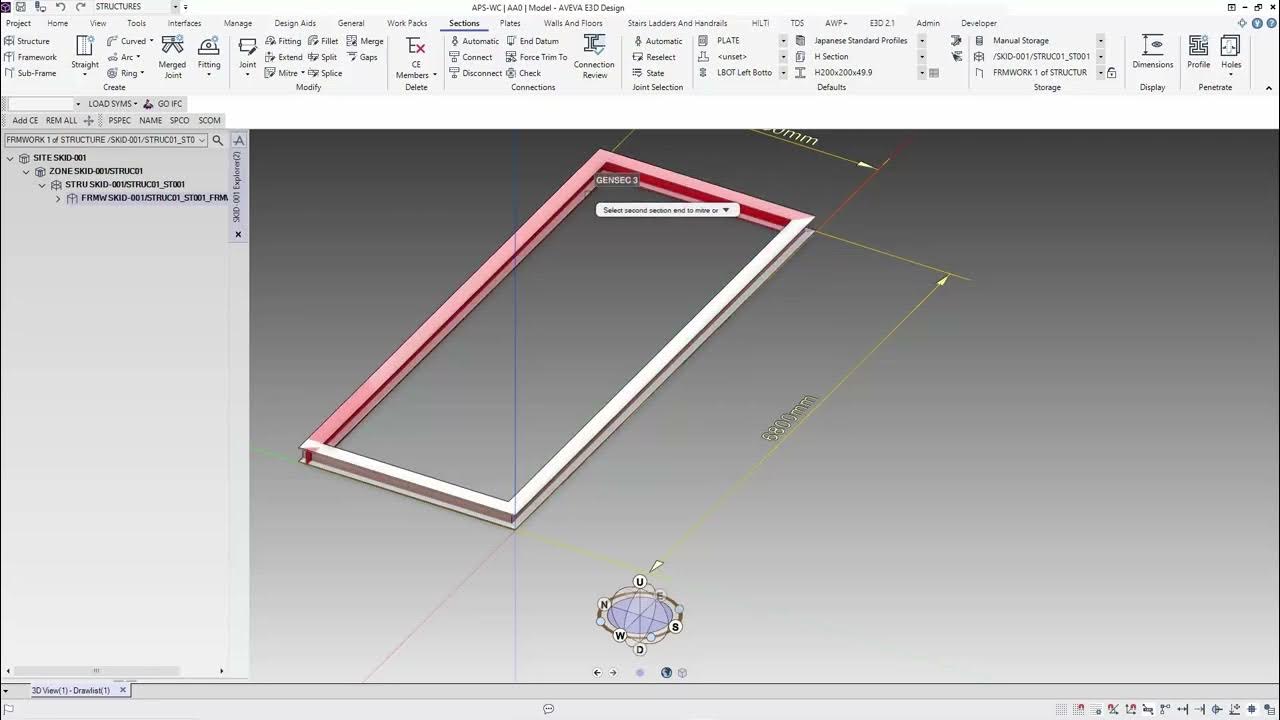 E3D Model - Module Modelling part 1 , Base Structure - YouTube