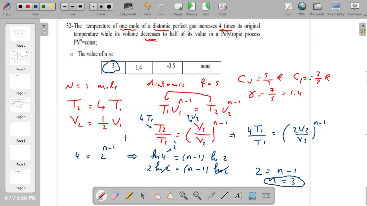 mainstream Polytropic process & Entropy - YouTube