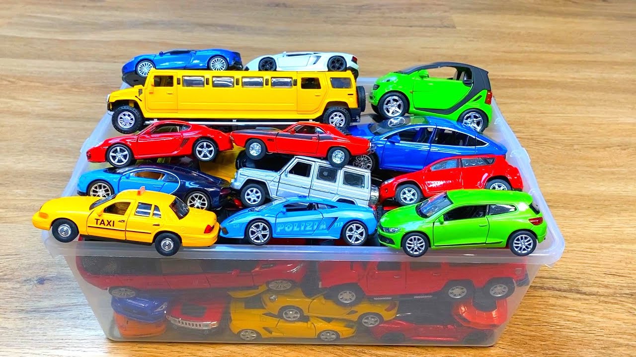 Collection of Many Cars From the Box - YouTube