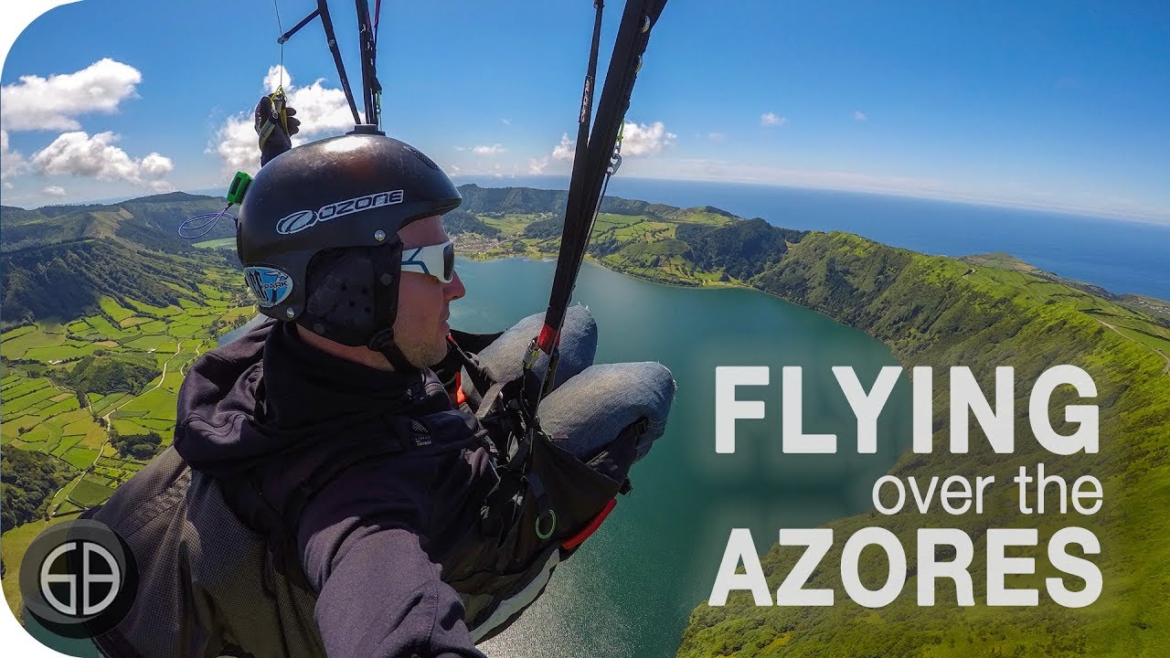 Flying over the Azores - Paragliding spots at a glance - YouTube
