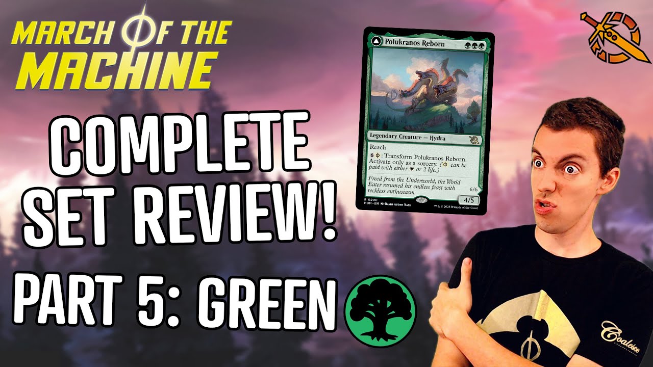 🟢 Complete Set Review - 🤖 March Of The Machine 🤖 - Green Cards ...