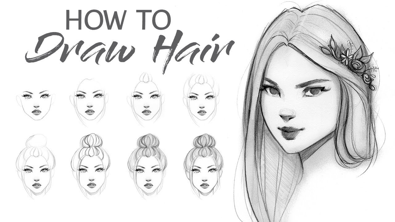 How To Draw Hair Step By Step Video Best Hairstyles Ideas For Women