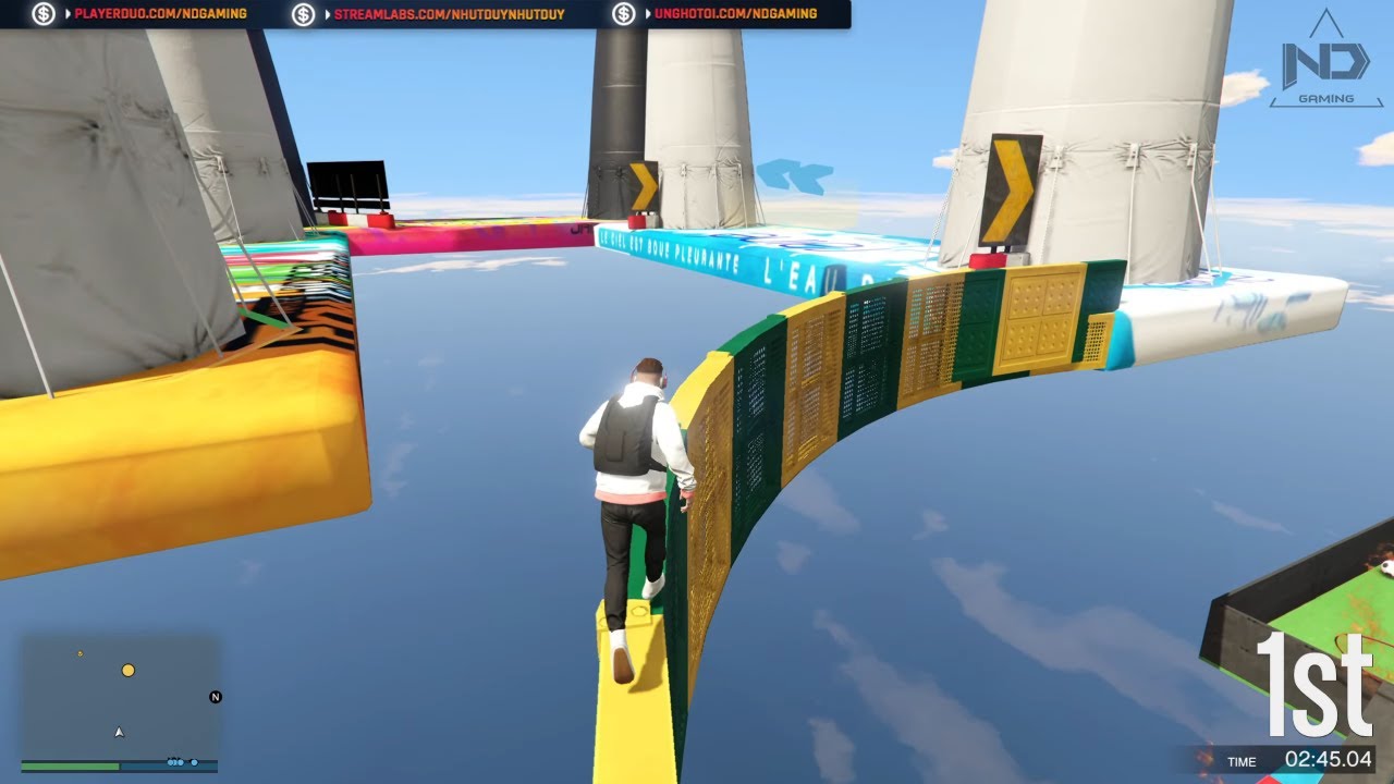 [LIVE] GTA 5 Online - Running Man Phiên Bản Parkour - YouTube