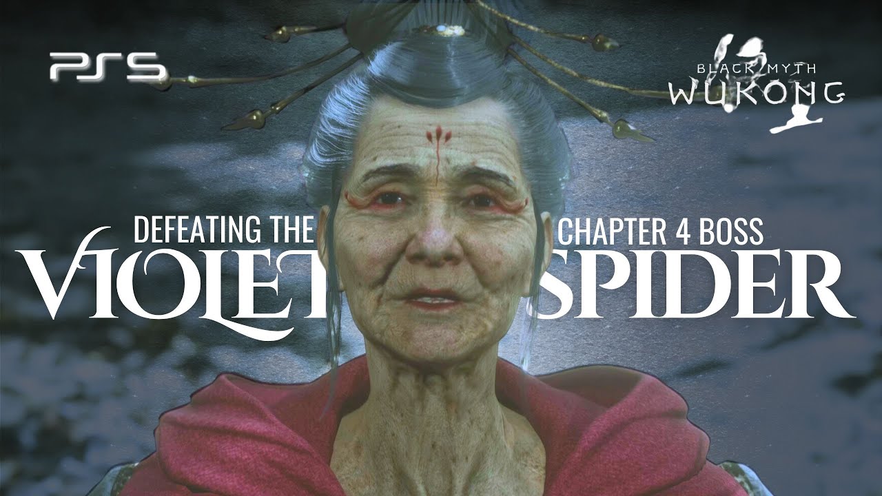 Black Myth Wukong - Battling the Violet Spider | Epic Boss Fight | PS5 ...