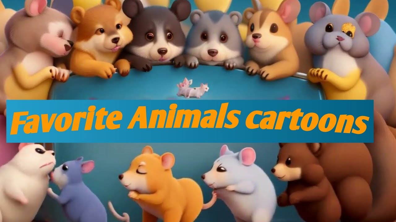 Cartoons Animals animated | animals video for kids| Kids Music| Baby ...
