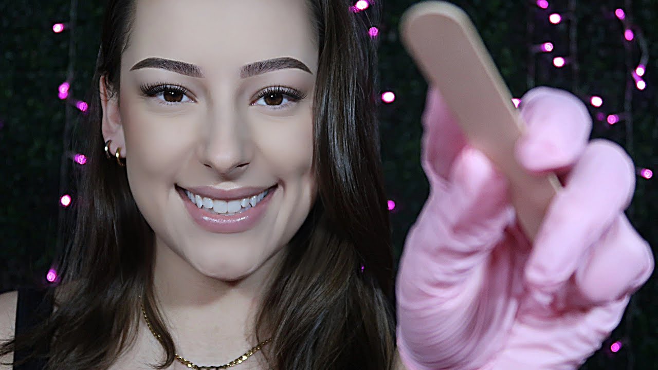 ASMR Taking Face Samples for my Laboratory - YouTube