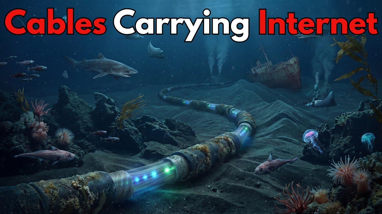 How Your Internet Travels Under the Ocean - YouTube
