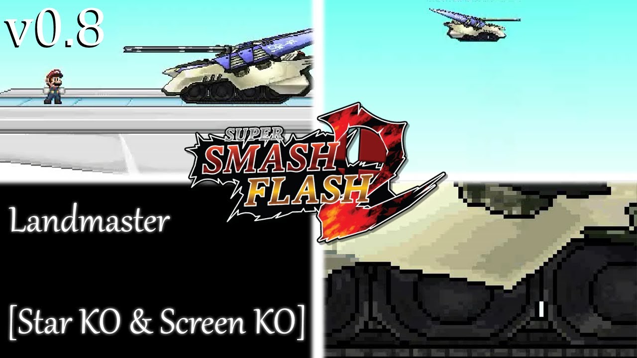 SSF2 [v0.8] | Star KO & Screen KO on Landmaster - YouTube