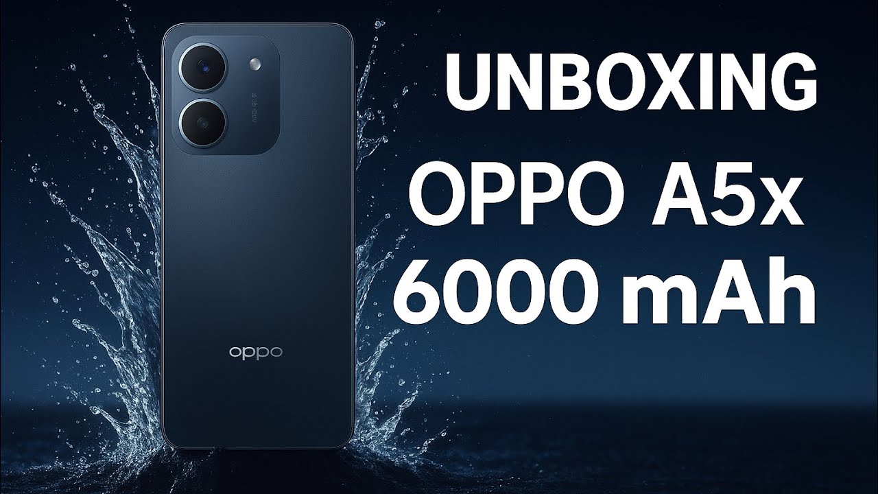 OPPO A5x UNBOXING 🔥 6000mAh Battery Beast! | Budget Phone with Premium ...