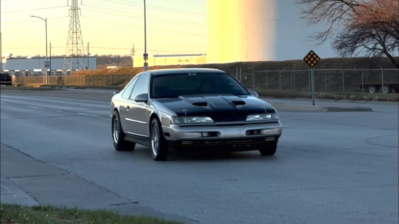 1990 Thunderbird SC: Tubular K-Member install - YouTube