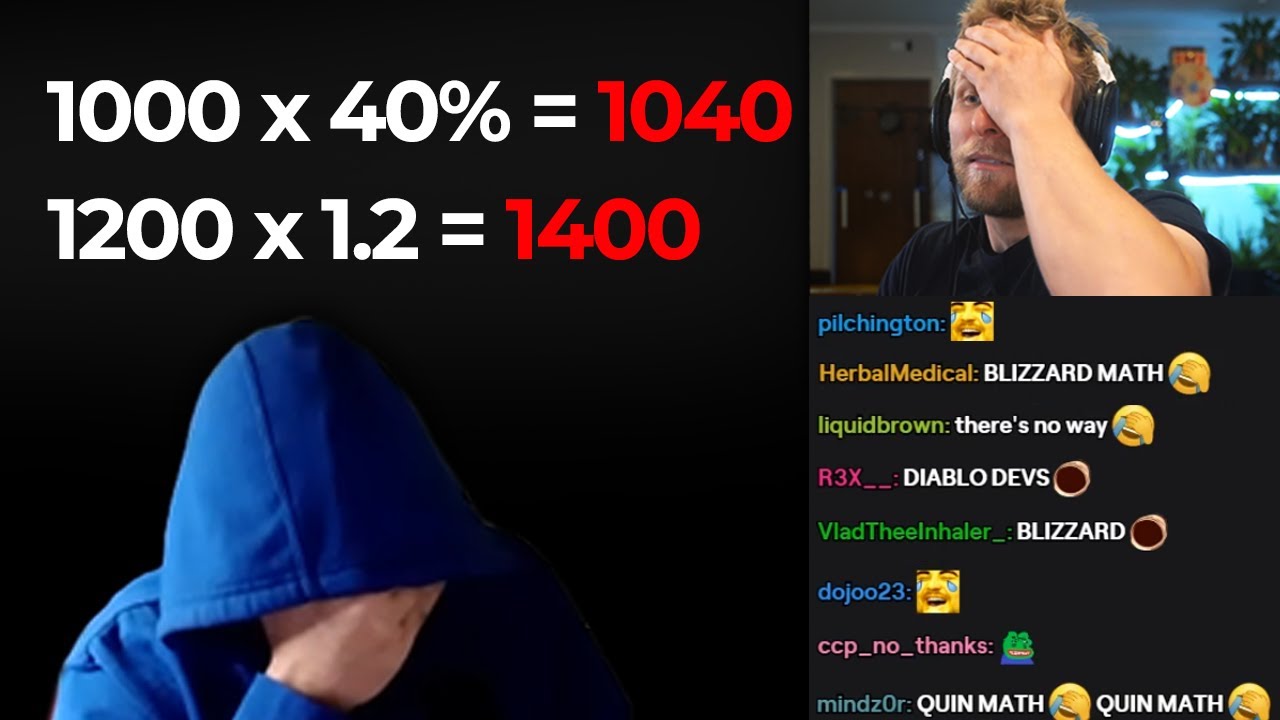 "My math isn't even this bad" - Quin reacts to Blizzard Math - YouTube