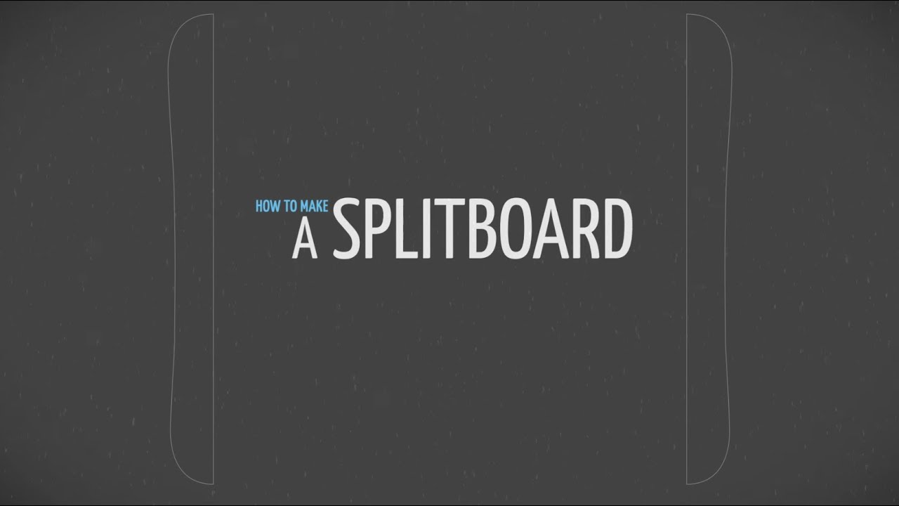 How to make a Splitboard (Splitboard selber bauen) - Wildschnee ( Voile ...