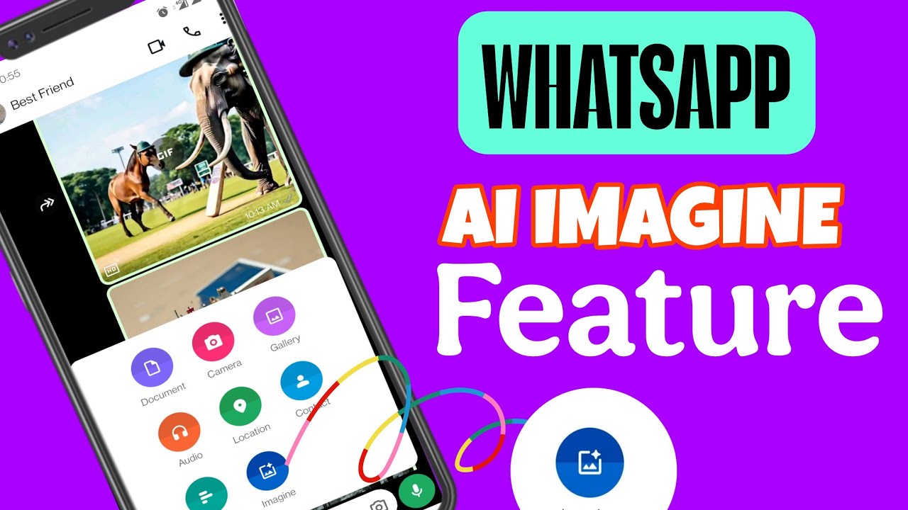 WhatsApp Ai Imagine Feature / How To Use New Ai Imagine Feature / Use ...