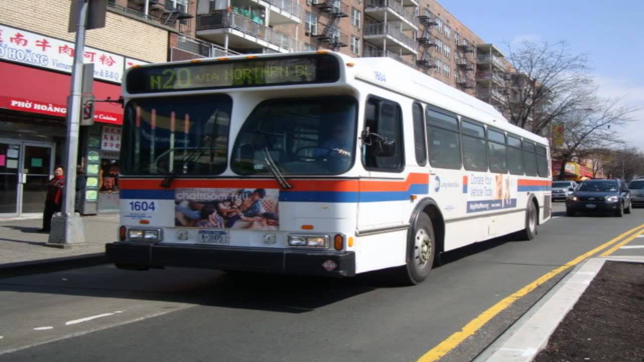MTA Long Island Bus 2001 Orion V CNG 1604 [ Audio Recording ] - YouTube