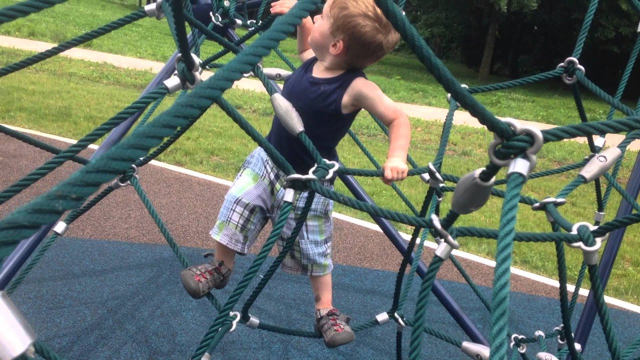 Climbing in the Spider-Man Web - YouTube