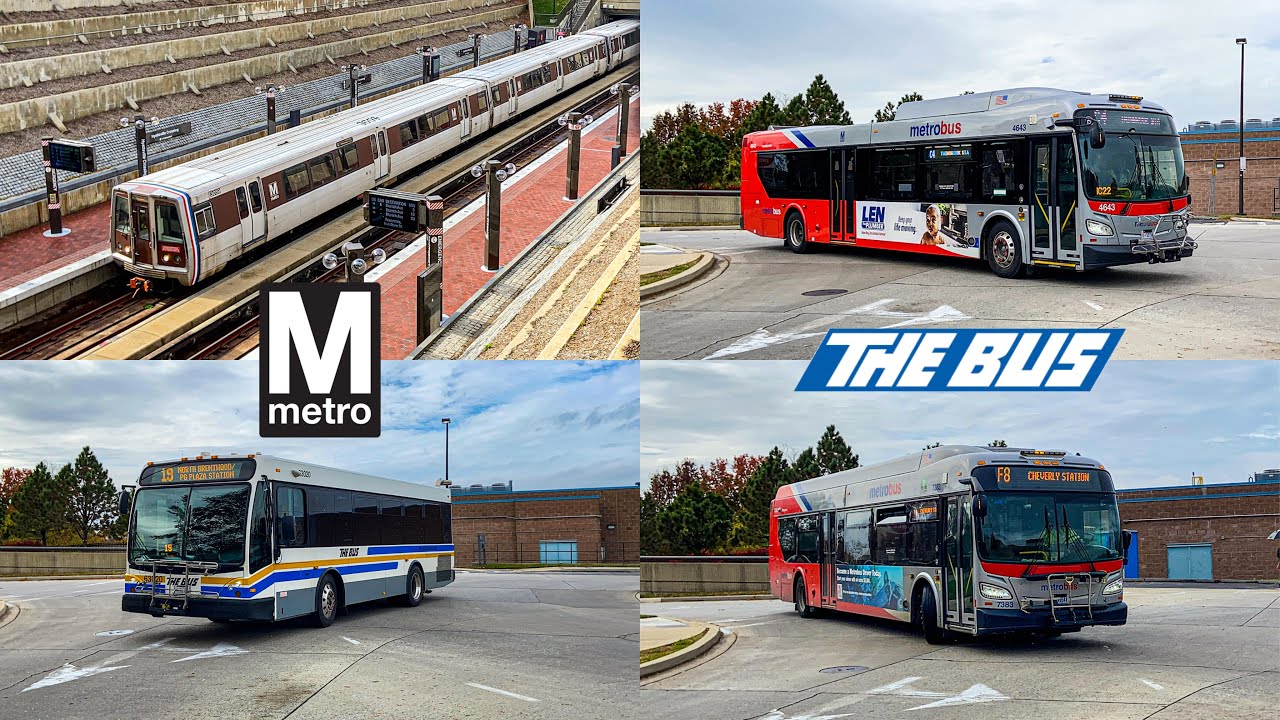 WMATA Metrobus and Prince George's County Transit Compilation at ...