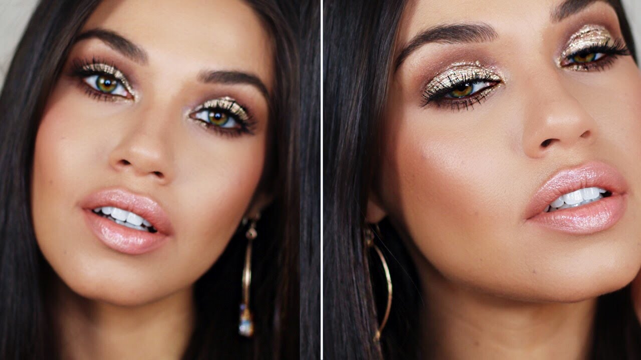 Holiday All Drugstore Makeup Tutorial | Affordable & Easy Holiday ...