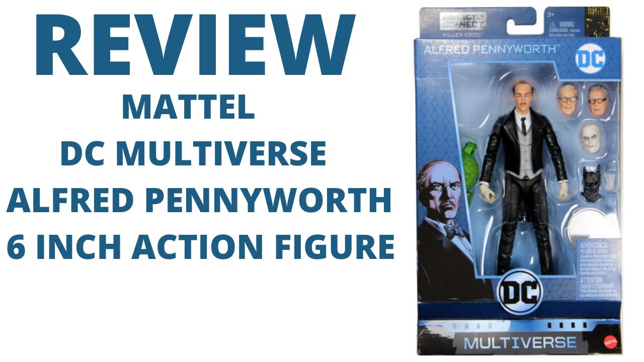 Review Mattel DC Multiverse Alfred Pennyworth action figure - YouTube