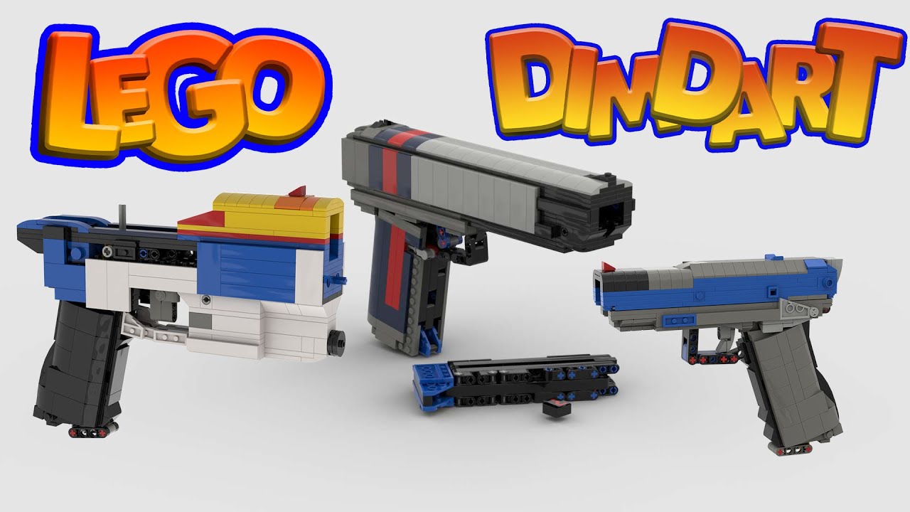 Lego guns Glock Makarov Desert eagle Skippy working toy pistols - YouTube
