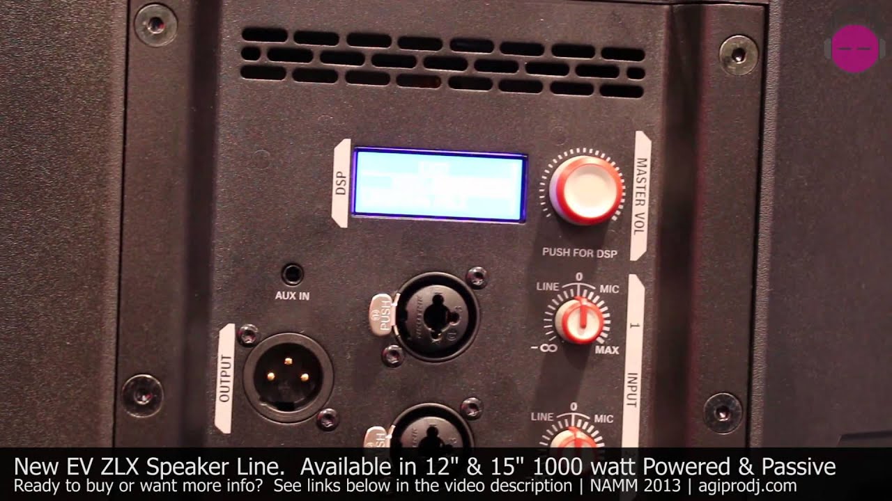 Electro-Voice EV ZLX Powered & Passive Loudspeaker Series 1 of 2 ...