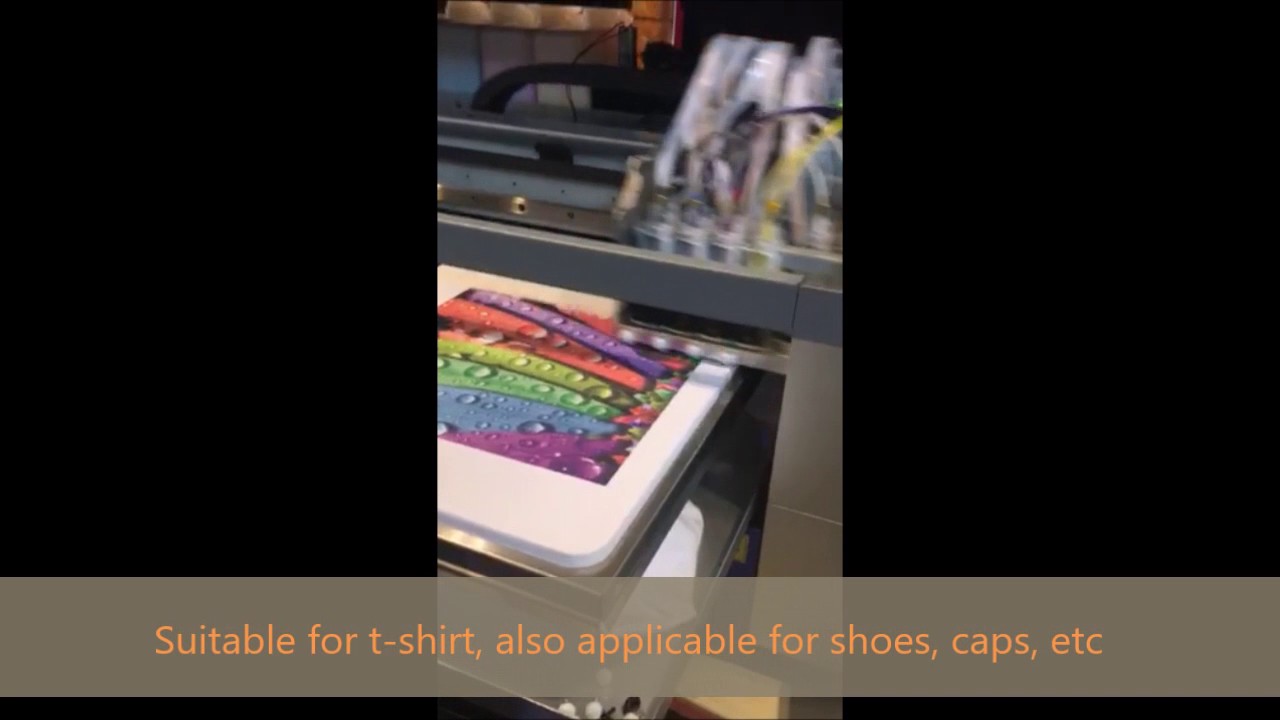 How does Direct to garment printer make printing? - YouTube