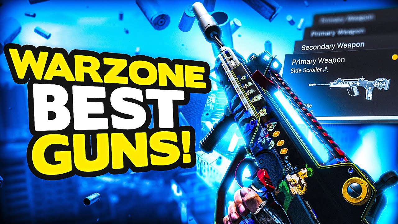 Warzone Ranking the Top 10 BEST WEAPONS used the MOST from WORST to ...