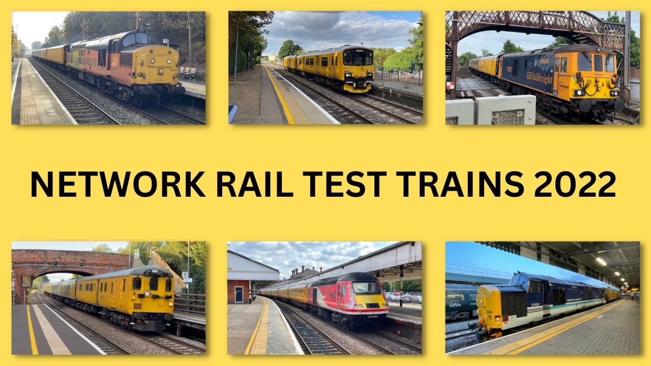 Network Rail Test Trains 2022 ft Class 37s, 43s, 73s, DMUs and DBSOs ...