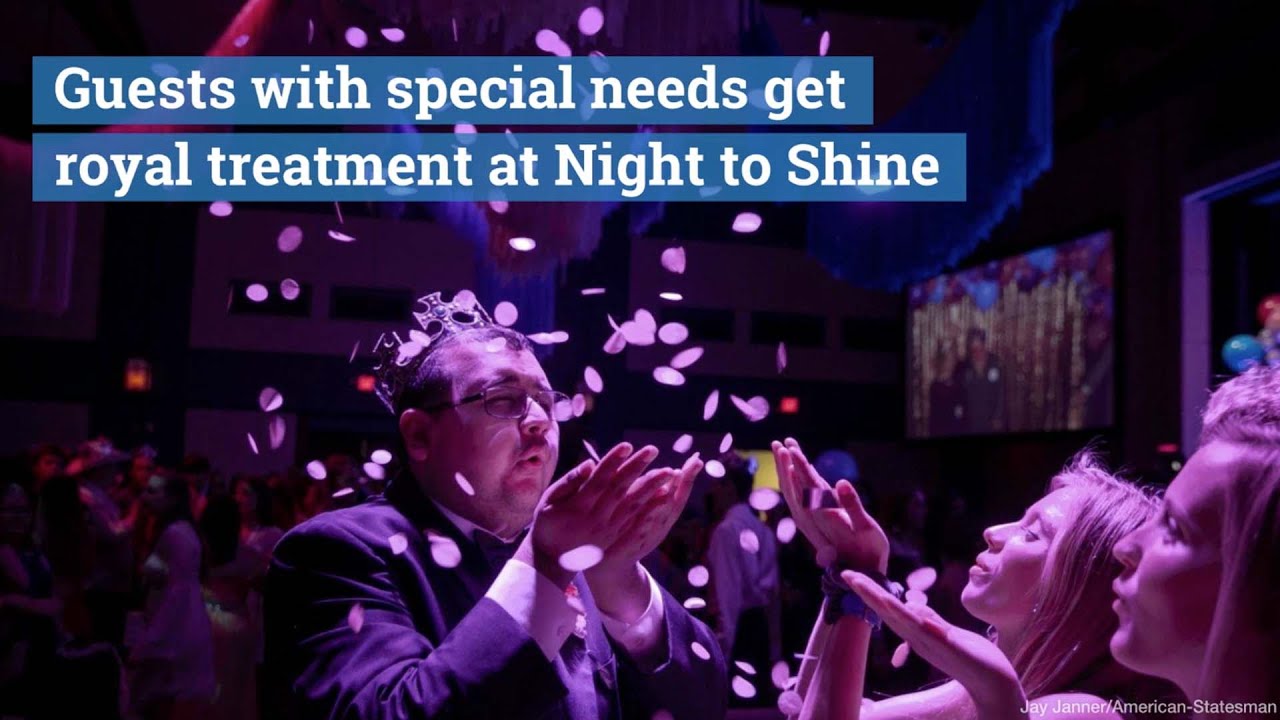 Guests with special needs get royal treatment at Night to Shine - YouTube