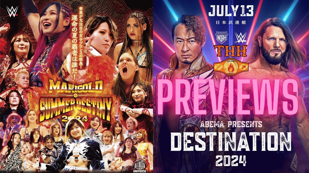 WWE's AJ Styles vs Marufuji! IYO SKY Vs Utami! | Marigold Summer ...