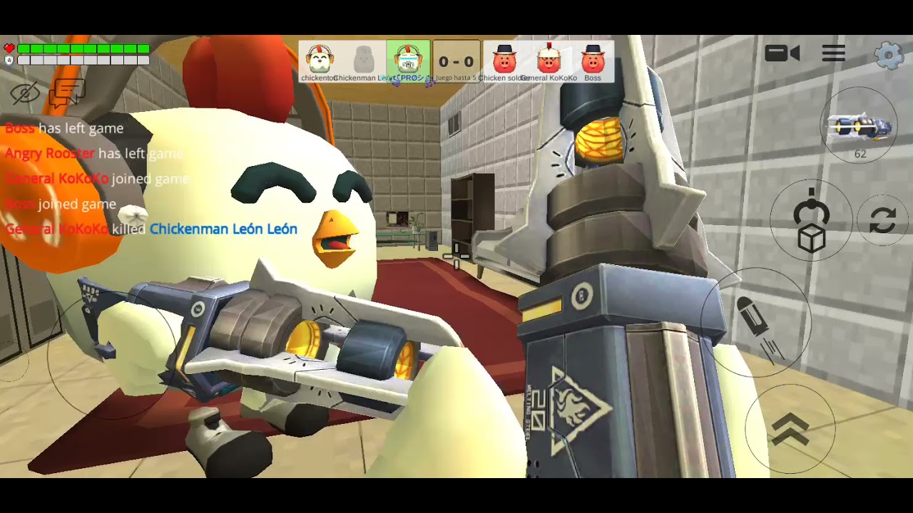 Gameplay de chicken gun - YouTube