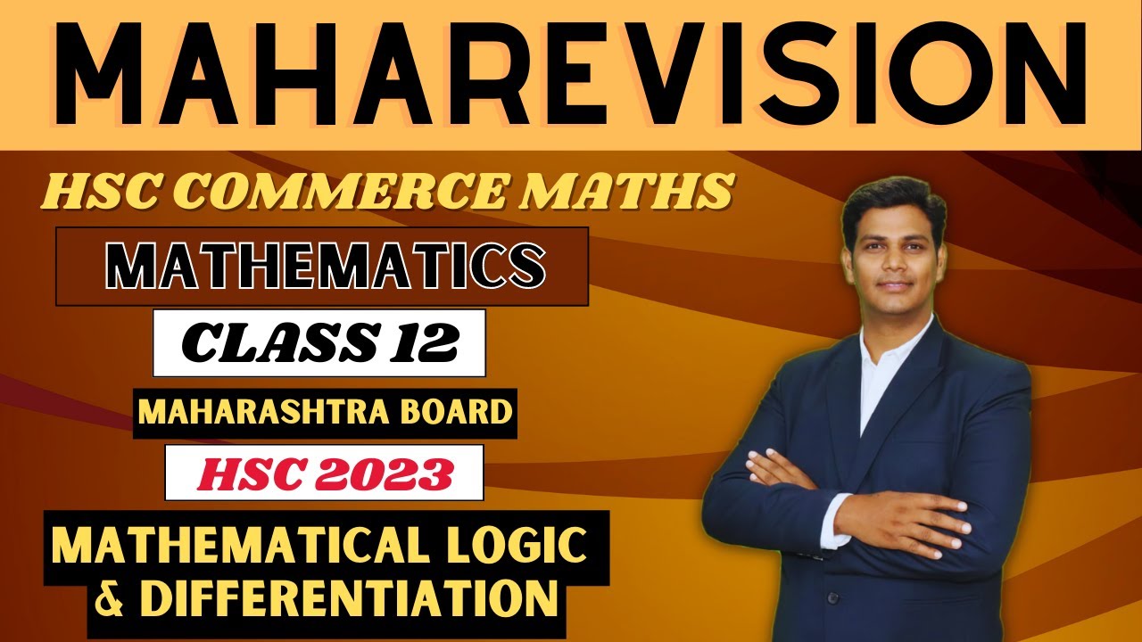 HSC Commerce MAHAREVISION 2023 (Maths) : Mathematical Logic ...