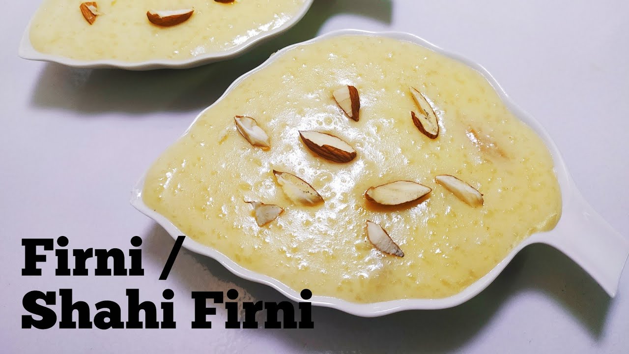 Shahi Firni | Firni Recipe | Easy Firni recipe | শাহী ফিরনি | ফিরনি ...