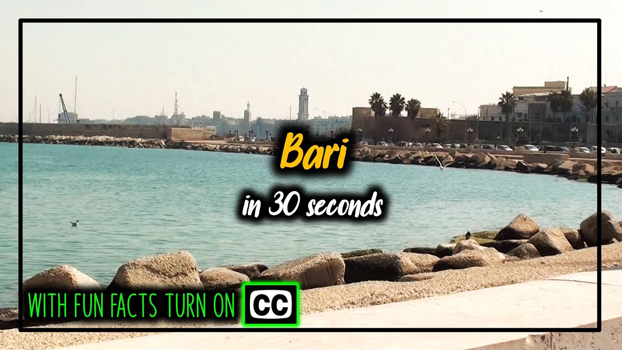 Bari Italy in 30 seconds - with fun facts! Puglia Italia | Mar 2012 ...