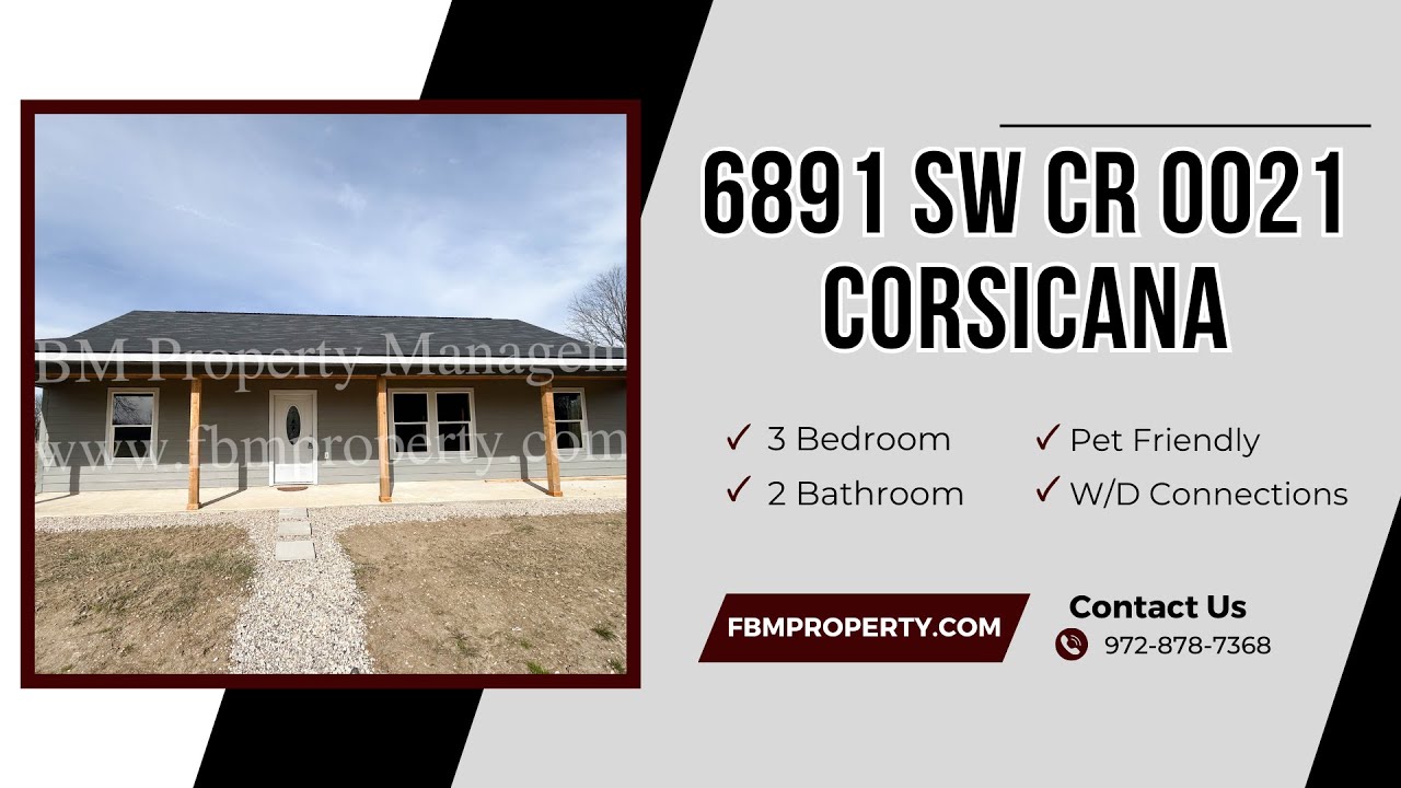 6891 SW CR 0021 - Brand New 3 Bedroom, 2 Bathroom Home in Angus, TX ...
