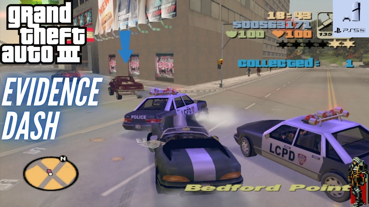 GTA 3 | Story Missions | Evidence Dash - YouTube